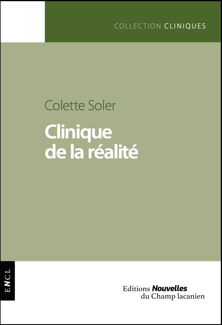 Colette Soler – Editions Nouvelles du Champ lacanien